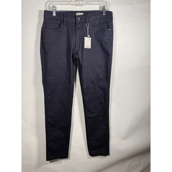 Alvaro Moreno | Pants | Alvaro Moreno Mens Navy Blue Slim Fit 5 Pocket ...